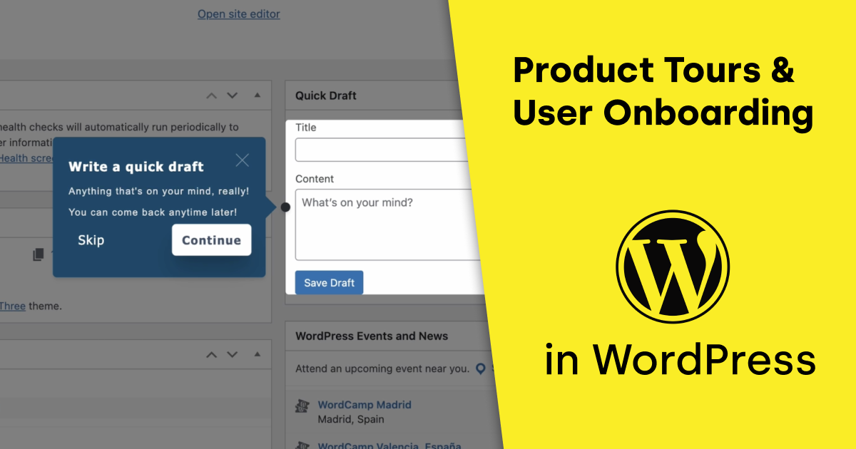 Product Tour and User Onboarding WordPress Plugin